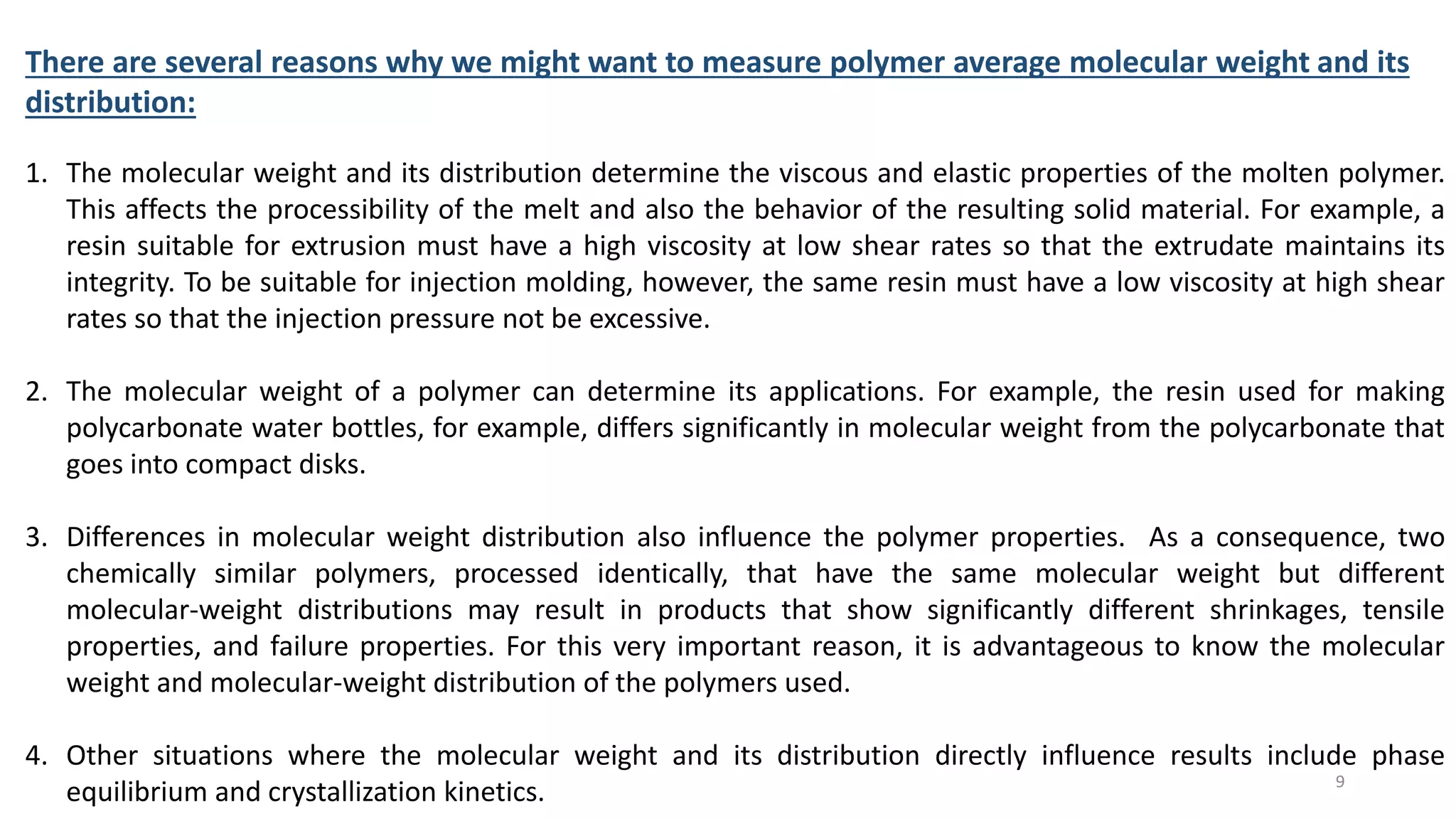 Polymer molecular weight and it's measurement method.pptx