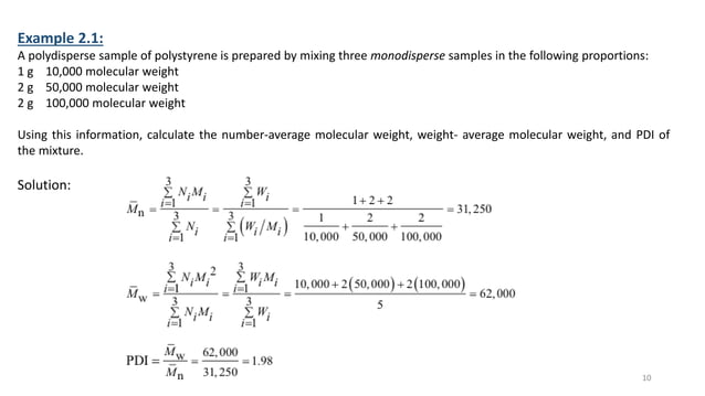 Polymer molecular weight and it's measurement method.pptx | Chemistry ...