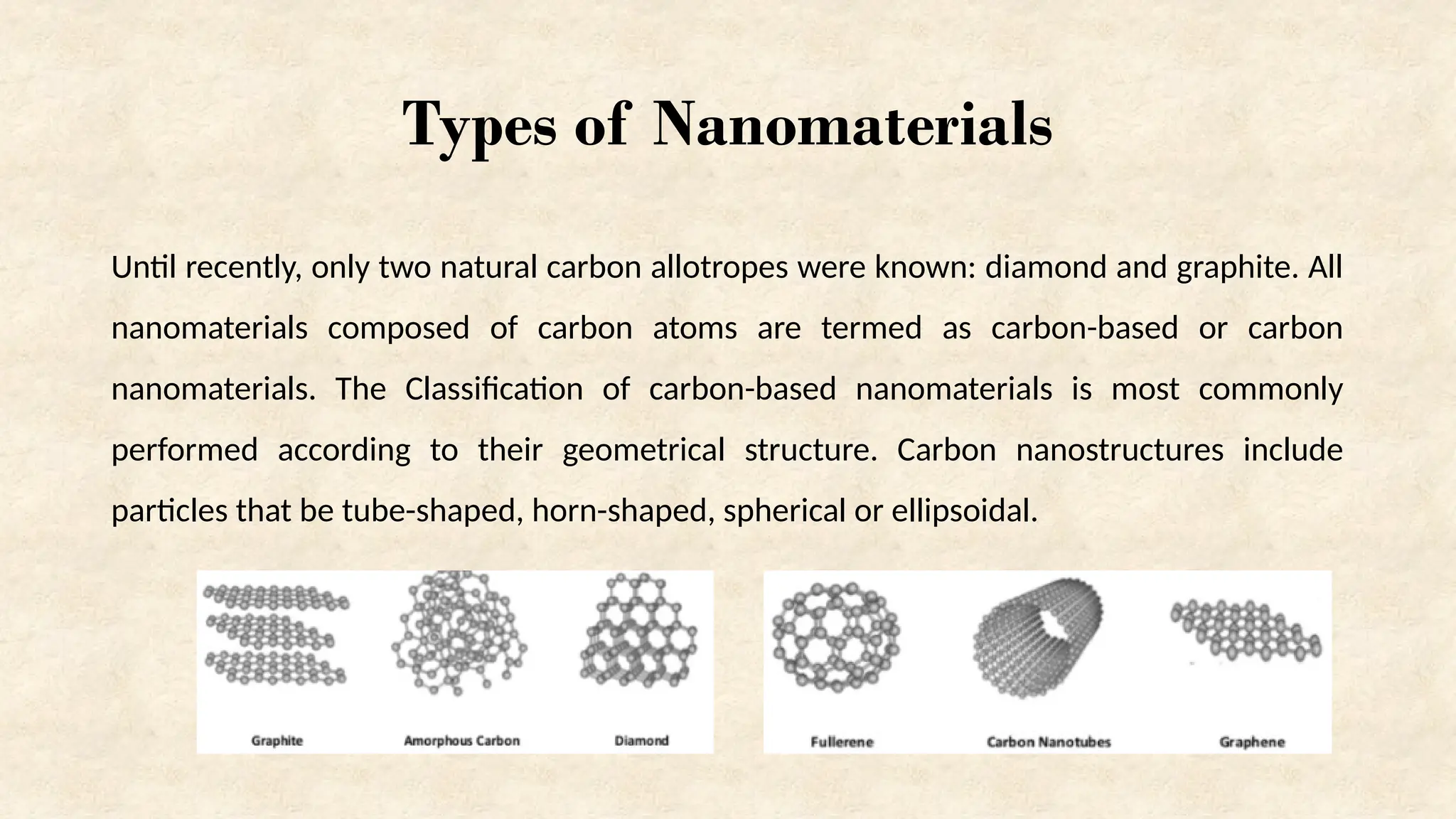 Nanomaterials presentation detailed explained | PPTX