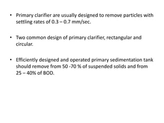 Design criteria for Primary Clarifier.pptx
