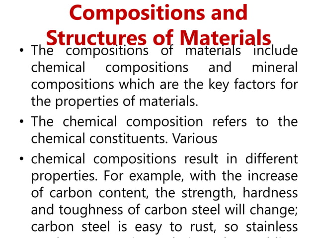 Introduction to Building Materials | PPT