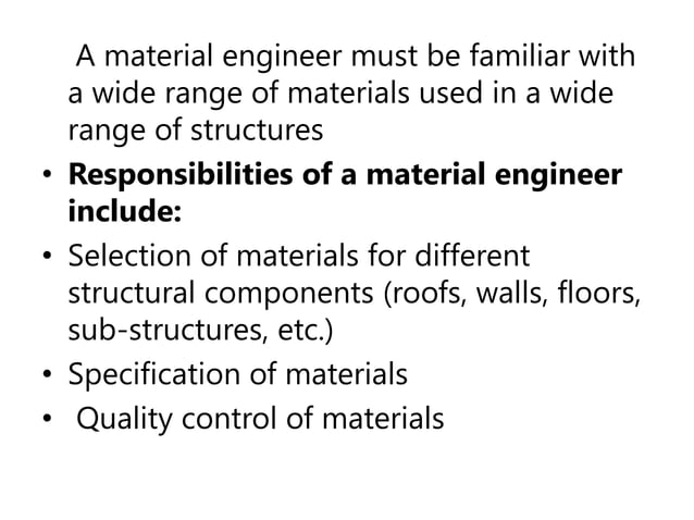 Introduction to Building Materials | PPT