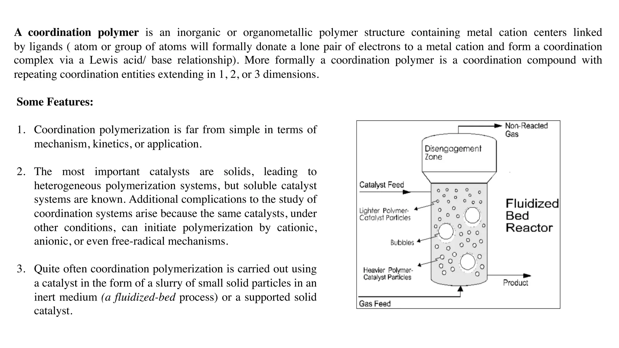 Catalytic polymerization and types of polymerization | PDF