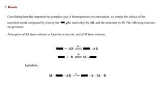 Catalytic polymerization and types of polymerization | PPT