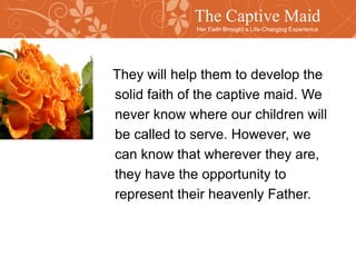 5_2021_WMED_PPT_TheCaptiveMaid-Lesson8.ppt | Christianity | Religion ...
