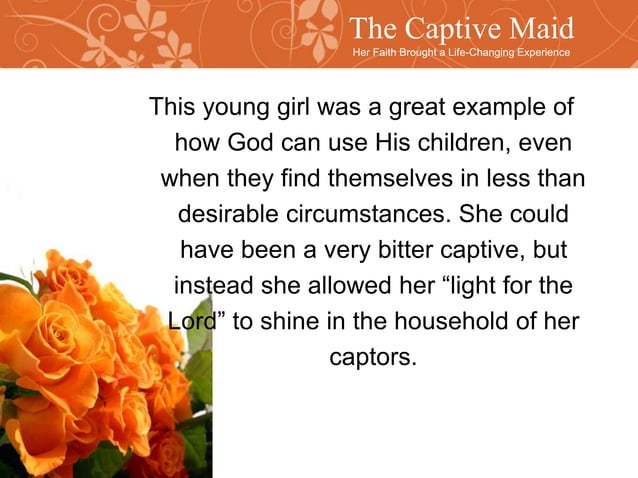 5_2021_WMED_PPT_TheCaptiveMaid-Lesson8.ppt | Christianity | Religion ...