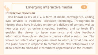 Interactive and manipulative media literacy | PPTX