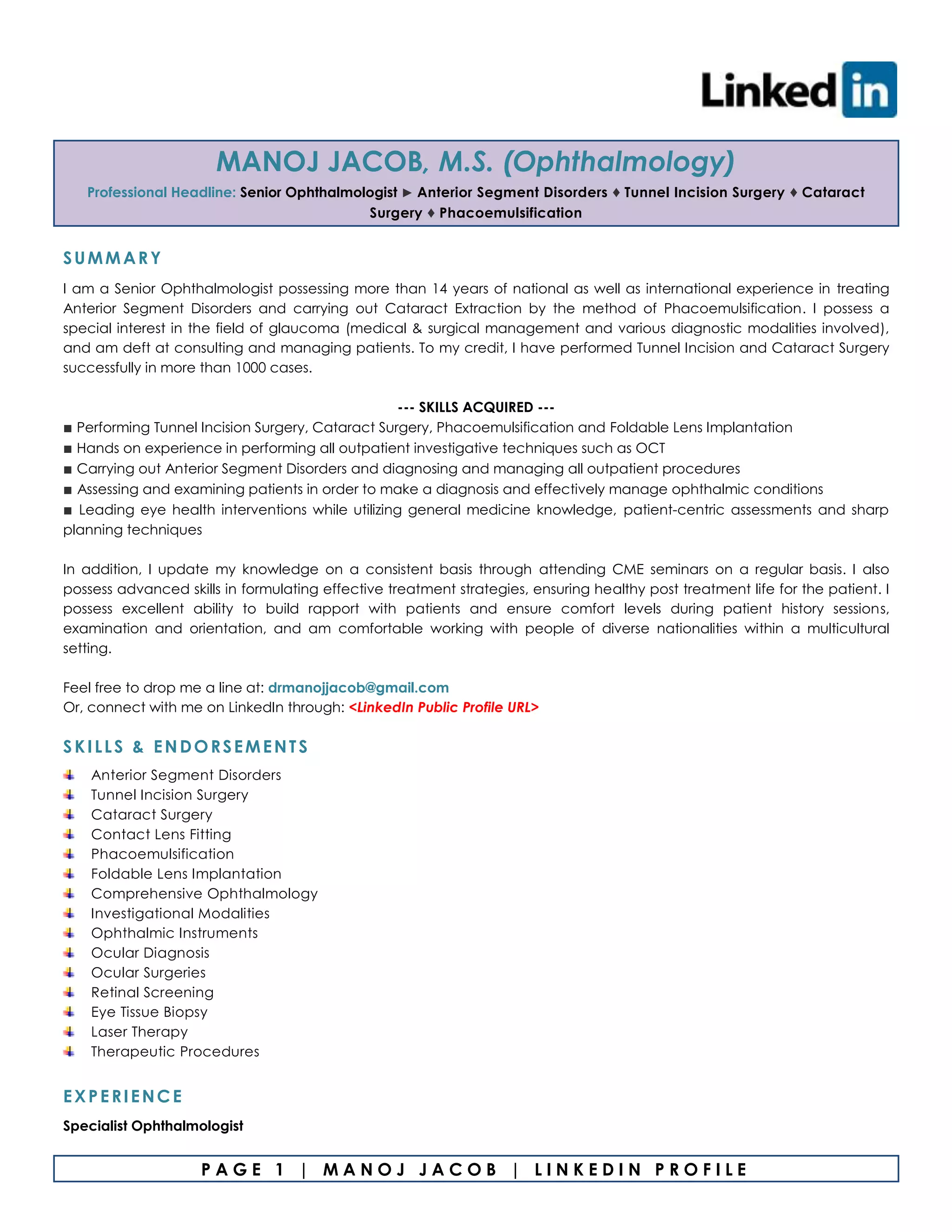 Manoj Jacob_9376 LinkedIn | DOCX