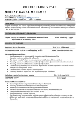 medhat .c.s | DOCX | Business | Business and Finance