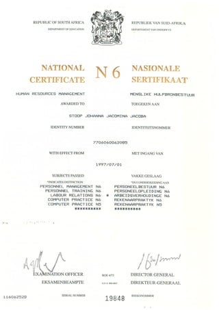 N6 - HUMAN RESOURCE MANAGEMENT | PDF