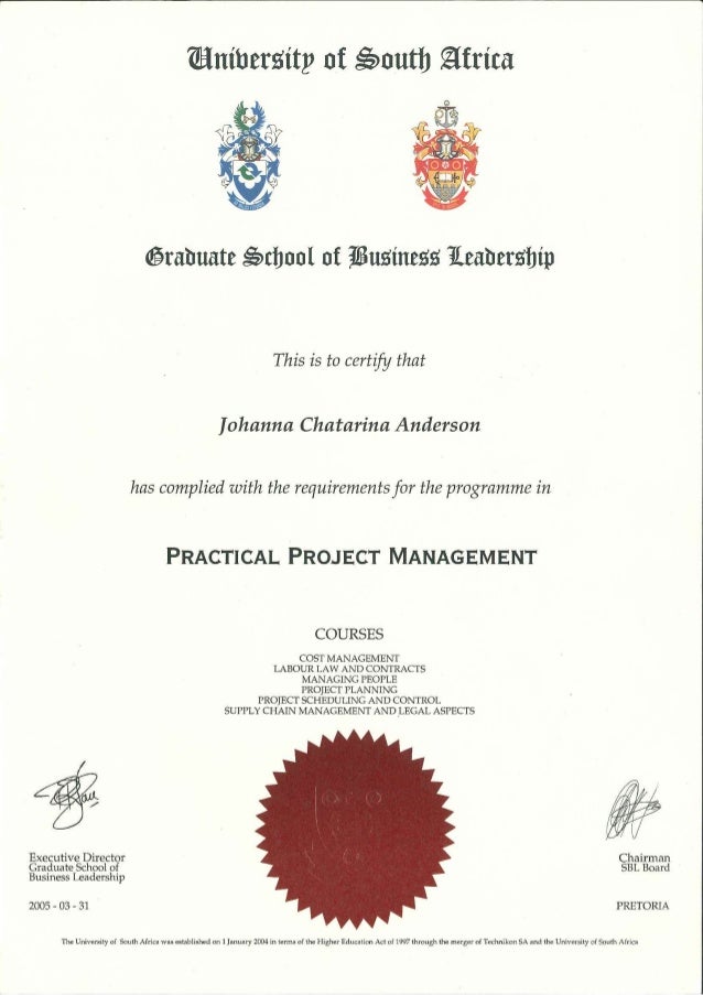 PM Diploma Unisa Color PM Diploma Unisa Color