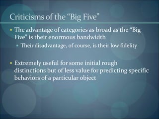 520 The Big Five ver 3.0 S08 personality | PPT