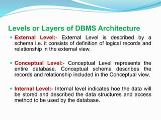 DATA BASE MANAGEMENT SYSTEM BY SAIKIRAN PANJALA | PPT