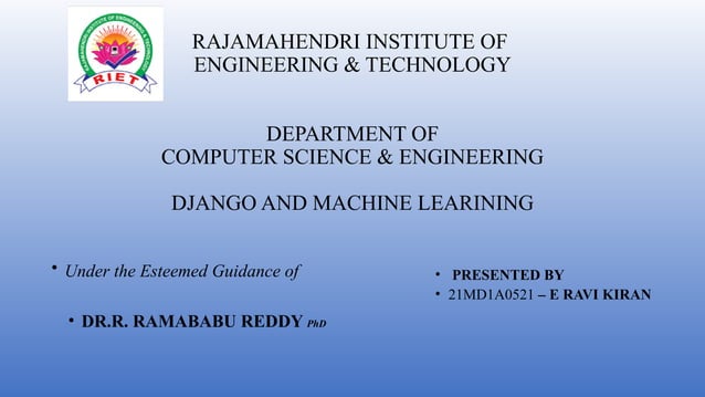 Django and machine learning importance.pptx