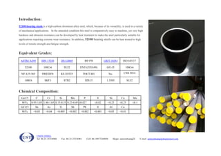 52100 bearing steels | PDF