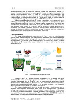 IoT: smart garbage monitoring using android and real time database | PDF | Internet | Computing