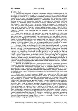 Understanding user intention in image retrieval: generalization selection using multiple concept ...