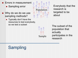 sampling experimental | PPT