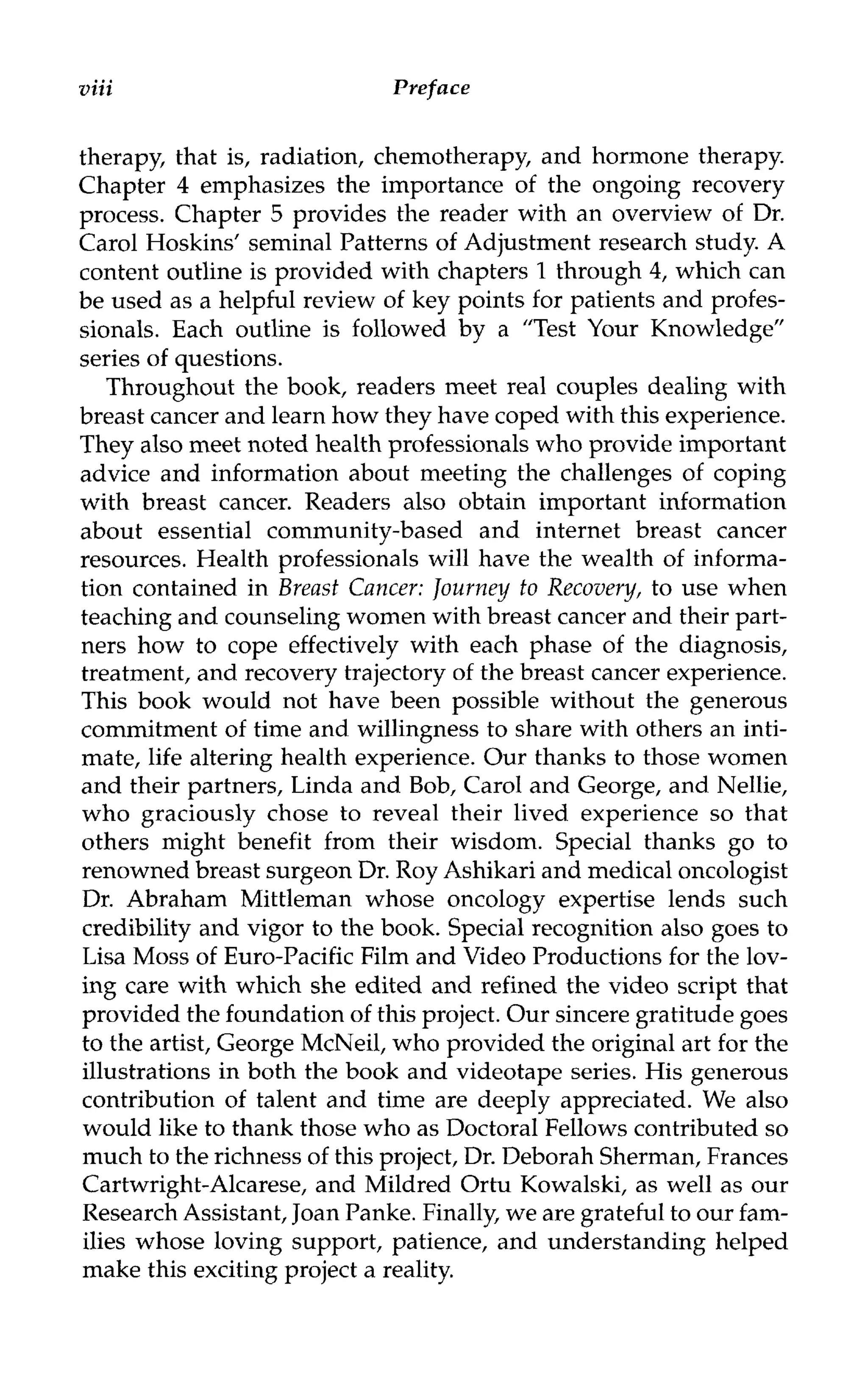 Breast Cancer Journey To Recovery Budin Wendy Haber Judith Hoskins | PDF