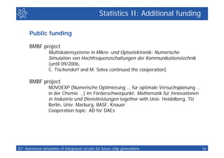 MATHEON Center Days: Index determination and structural analysis using Algorithmic ...