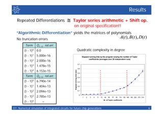 MATHEON Center Days: Index determination and structural analysis using Algorithmic ...
