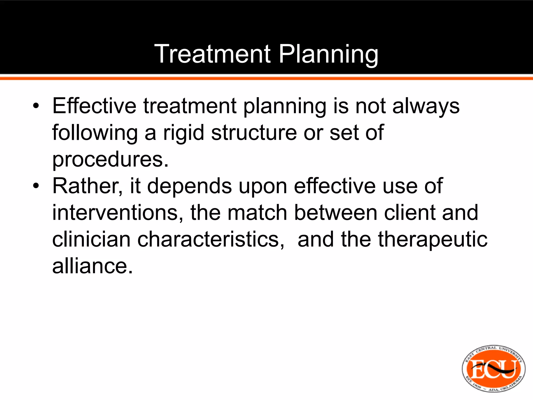 5213 Introduction to Treatment Planning | PPT