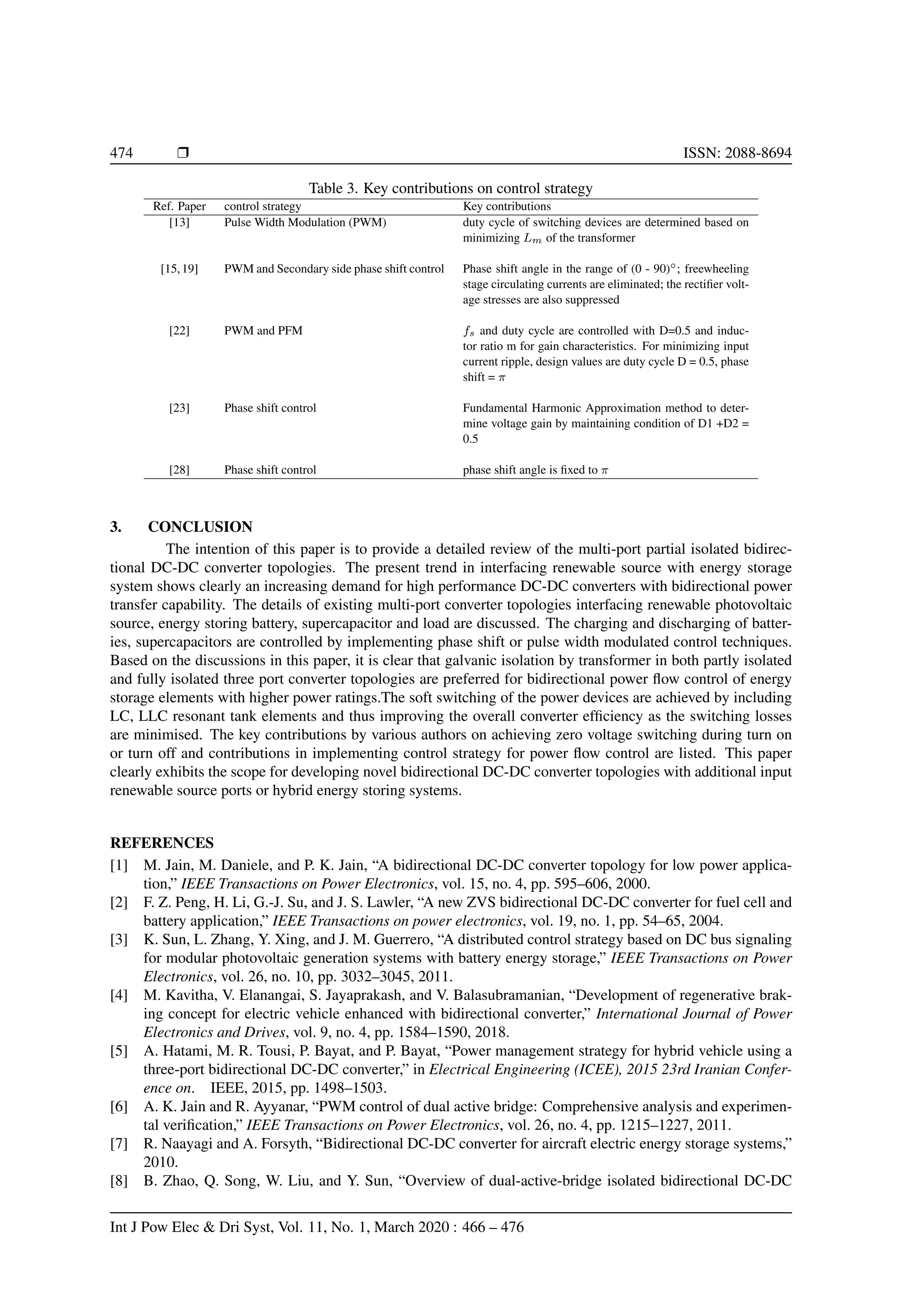 Review of multiport isolated bidirectional converter interfacing ...