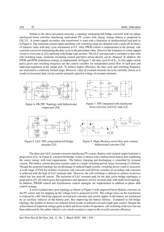 Review of multiport isolated bidirectional converter interfacing renewable and energy storage ...