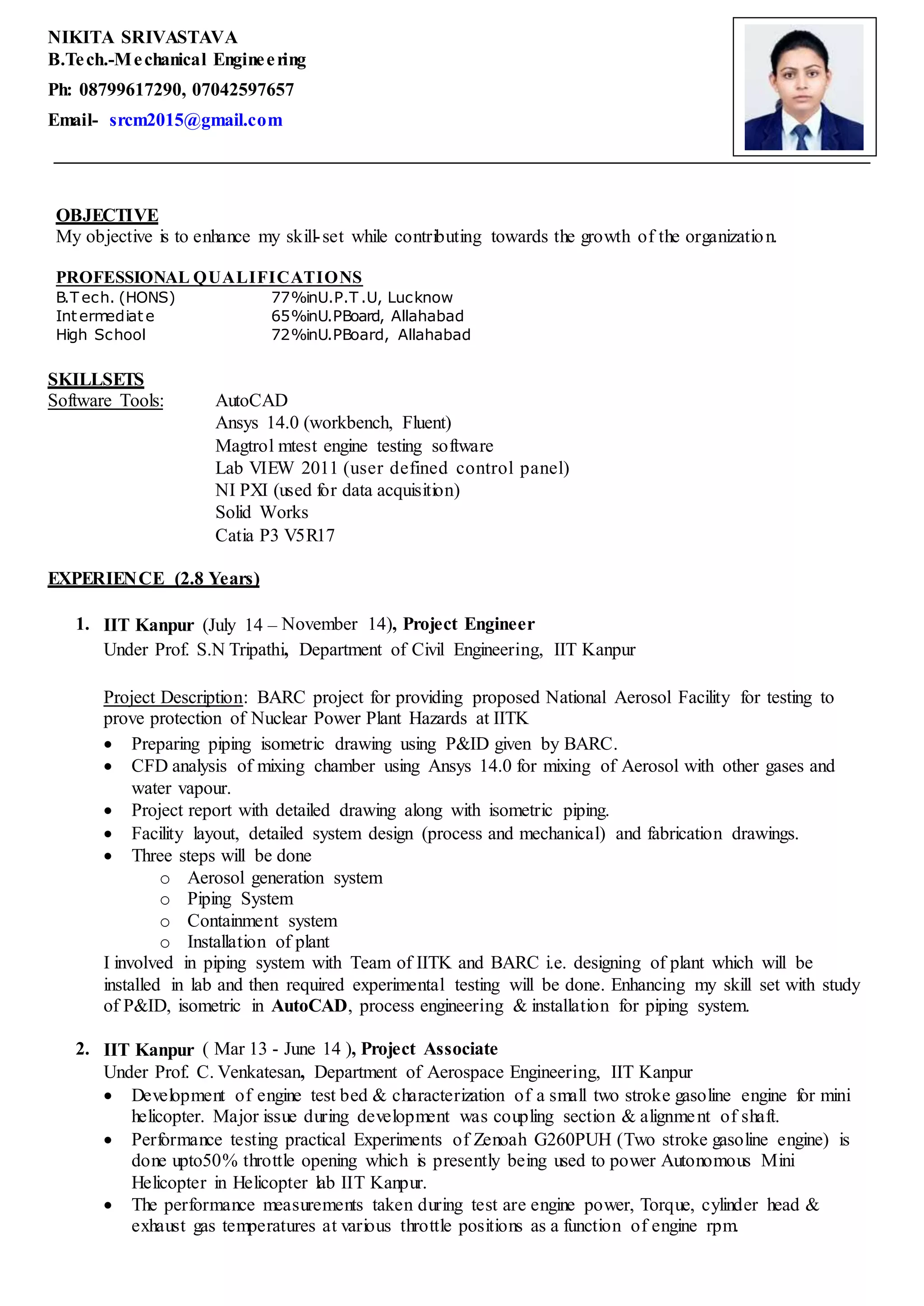 Final Resume Nikita for neha review | DOCX