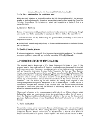 Designing A Logical Security Framework for E-Commerce System Based on SOA | PDF