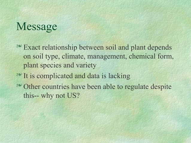 haevy metal in agriculture ,soil and food | PPT