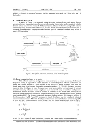 Gender detection in children’s speech utterances for human-robot interaction | PDF | Digital ...