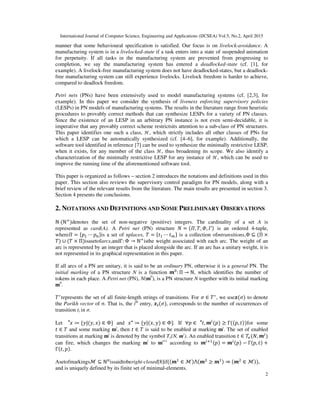 A Software Tool for Live-Lock Avoidance in Systems Modelled Using a Class of Petri NETS | PDF ...