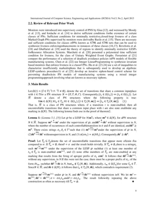 A Software Tool for Live-Lock Avoidance in Systems Modelled Using a Class of Petri NETS | PDF ...
