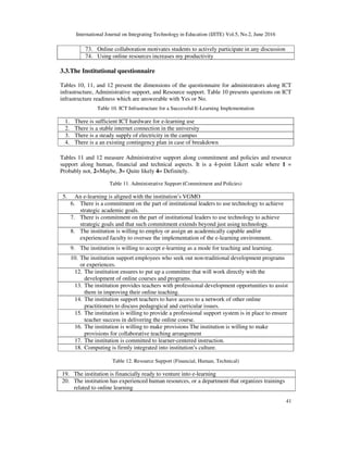 E-LEARNING READINESS ASSESSMENT TOOL FOR PHILIPPINE HIGHER EDUCATION INSTITUTIONS | PDF