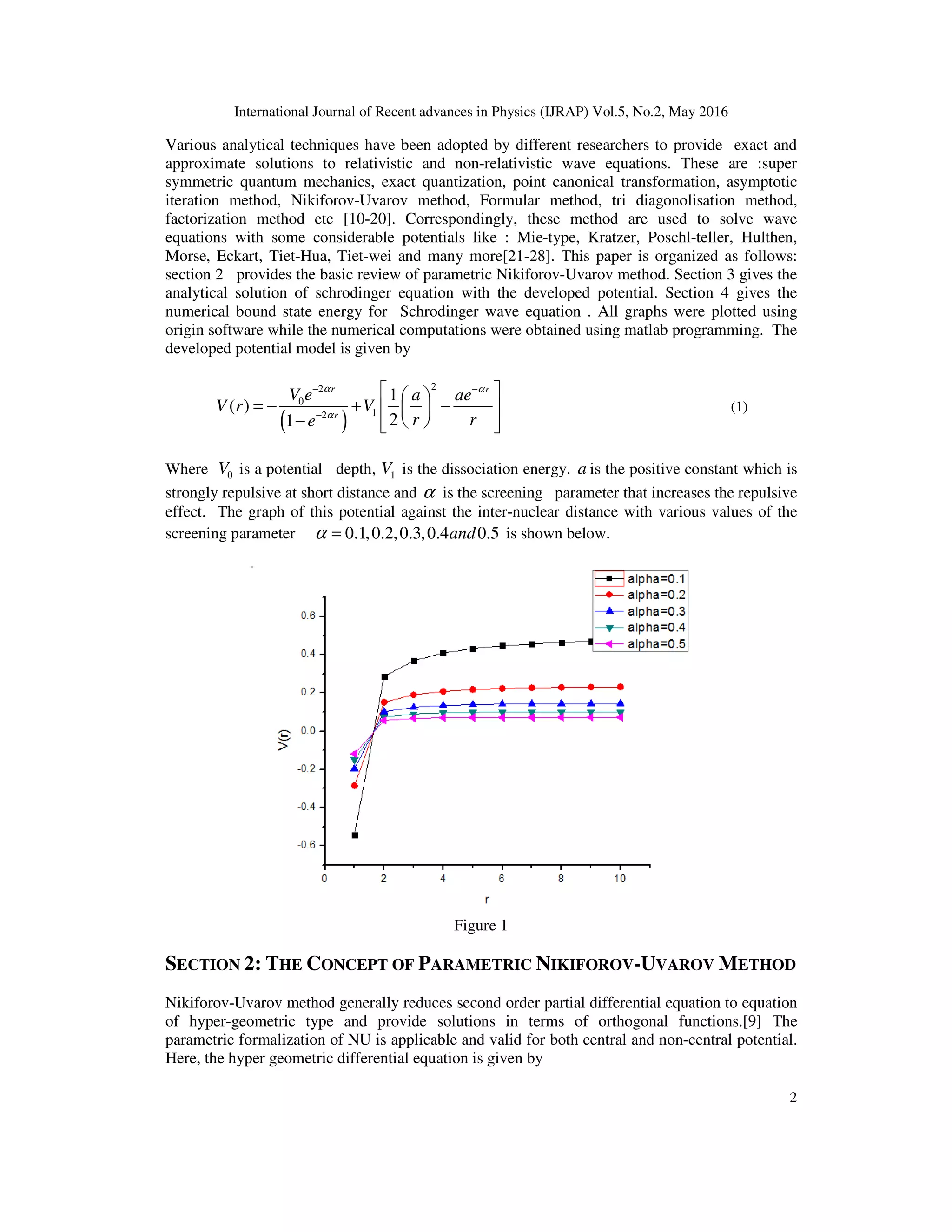Bound State Solution to Schrodinger Equation with Hulthen Plus Exponential Coulombic Potential ...