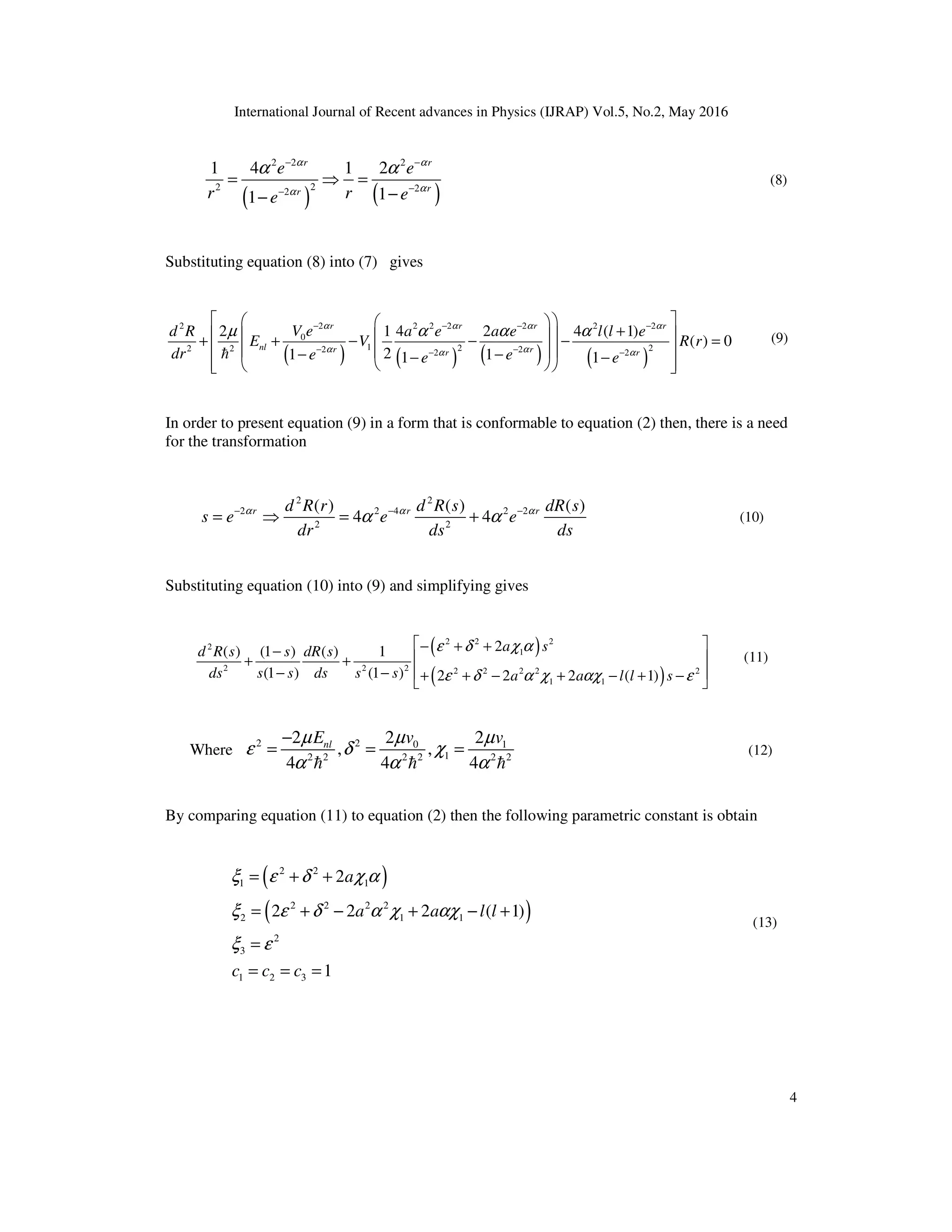 Bound State Solution to Schrodinger Equation with Hulthen Plus Exponential Coulombic Potential ...