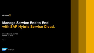 Manage Service End to End with SAP Hybris Service Cloud | PDF
