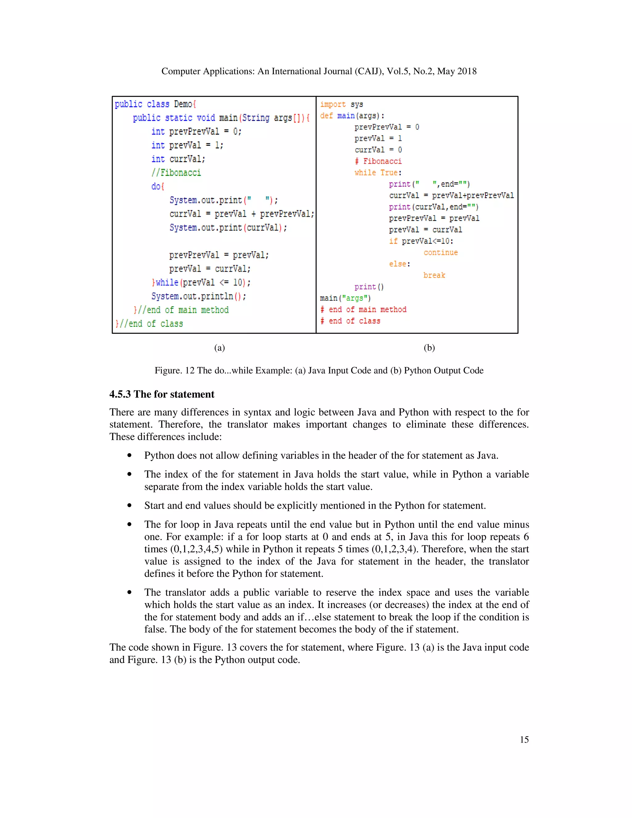 JPT : A SIMPLE JAVA-PYTHON TRANSLATOR | PDF