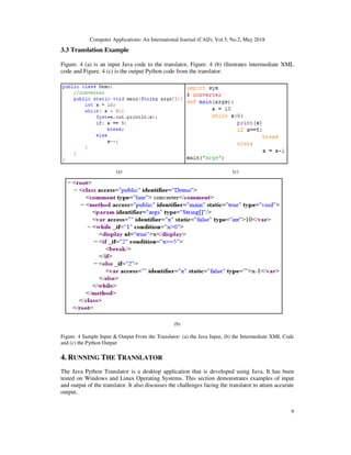 JPT : A SIMPLE JAVA-PYTHON TRANSLATOR | PDF
