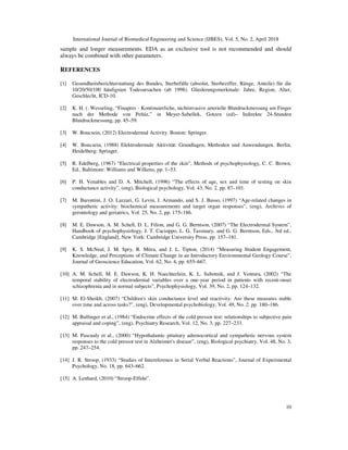 EXAMINATION OF THE SKIN CONDUCTANCE LEVEL (SCL) AS AN INDEX OF THE ...