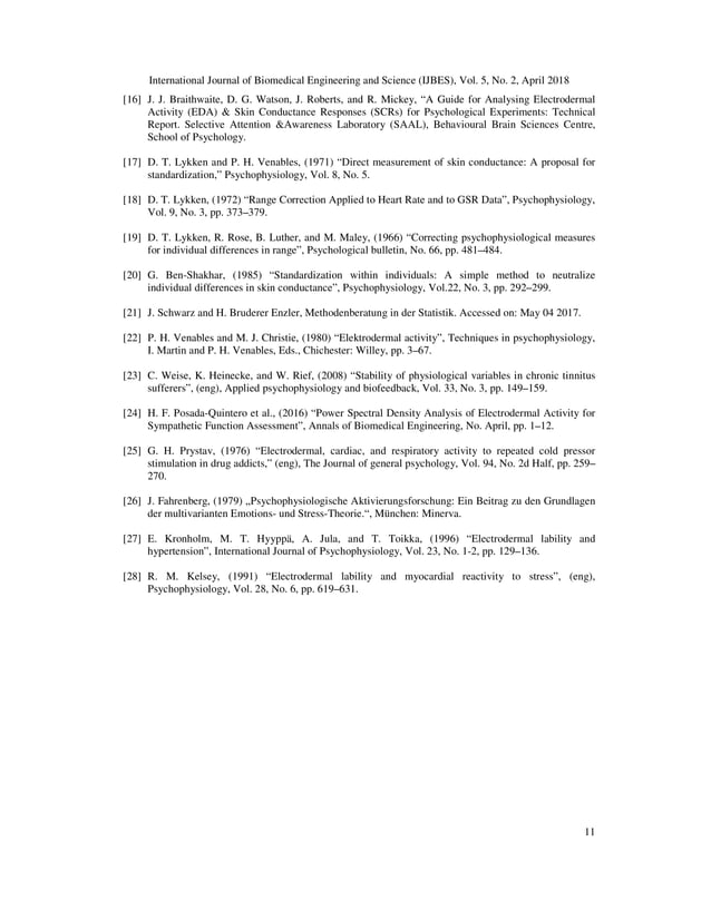 EXAMINATION OF THE SKIN CONDUCTANCE LEVEL (SCL) AS AN INDEX OF THE ...