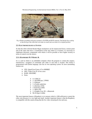 Design and 3D Print of an Explorer Robot | PDF