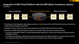 Connect SAP Cloud Platform with SAP Hybris Commerce | PPT