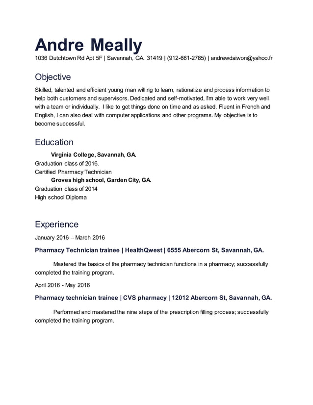 New updated resume 2016 | PDF