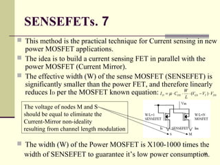 Presentation_ON-CHIP CURRENT SENSING TECHNIQUE FOR CMOS MONOLITHIC ...