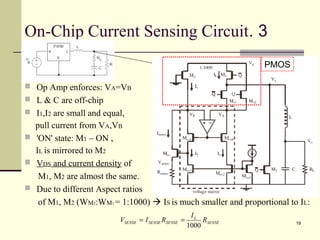 Presentation_ON-CHIP CURRENT SENSING TECHNIQUE FOR CMOS MONOLITHIC ...