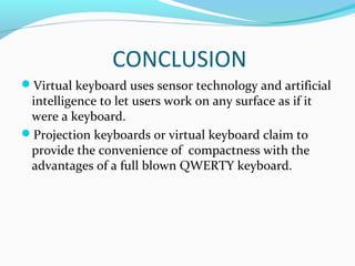 Virtual Keyboard | PPT