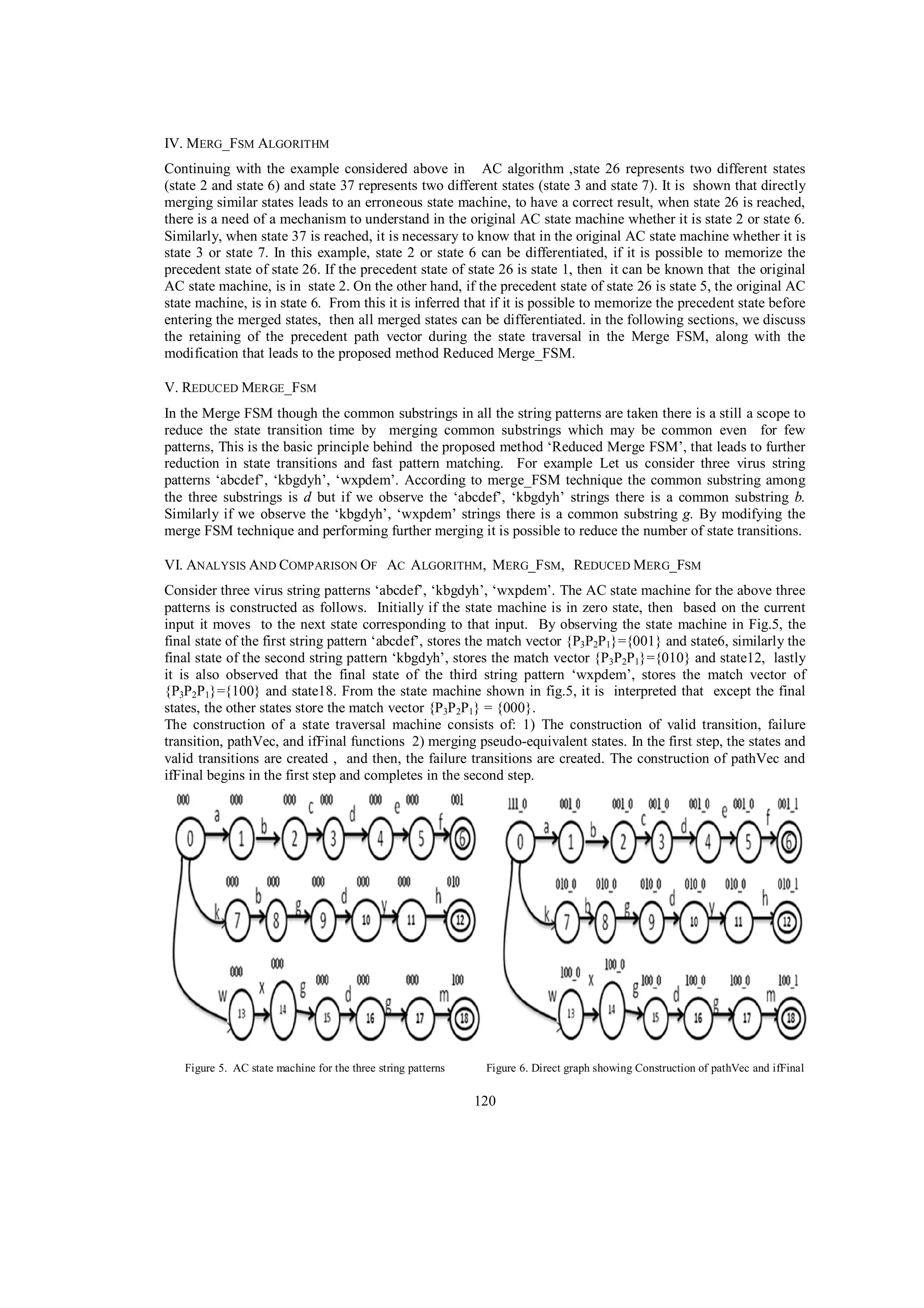 Reduced Mergefsm Pattern Matching Algorithm For Network Intrusion Detection Pdf 
