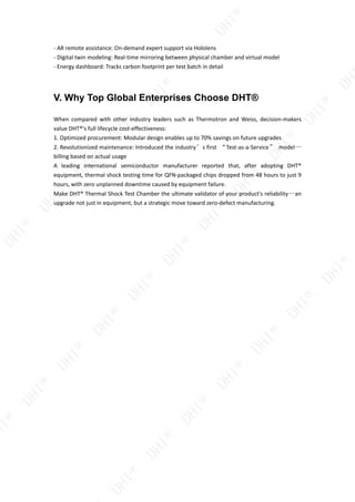 DHT® Thermal Shock Test Chamber: Redefining the Boundaries of ...